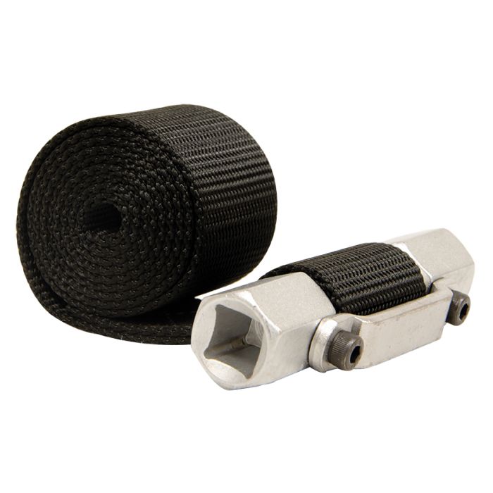 Oil filter strap tool store